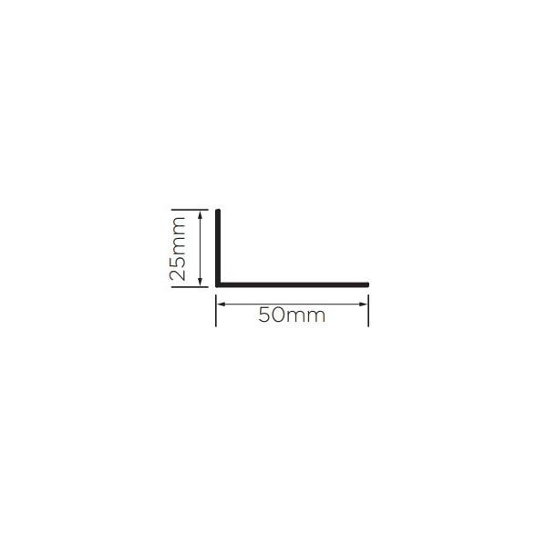 British Gypsum 04310/9 Gypframe GA4 Steel Angle 25mm x 50mm x 0.7mm x ...