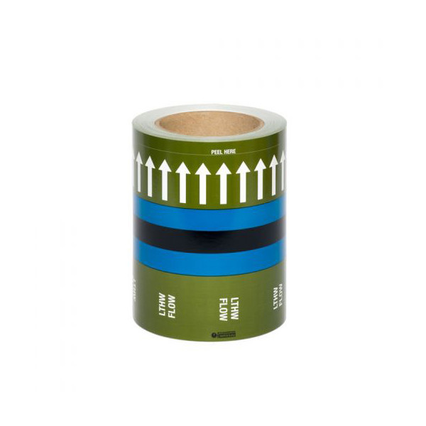 Albion PIPEM35-FB Pipemark 150mm x 33m (2014) LTHW FLOW