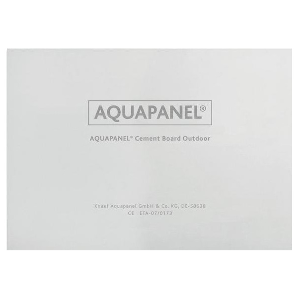 Knauf Aquapanel Exterior Cement Board 1200mm X 900mm X