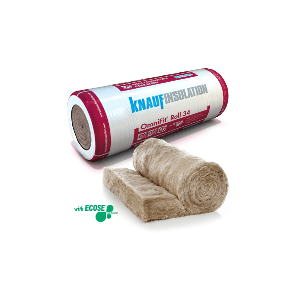 Knauf 417800 Omnifit Roll 34 (Uncut) 150mm x 1.2m x 3.5m