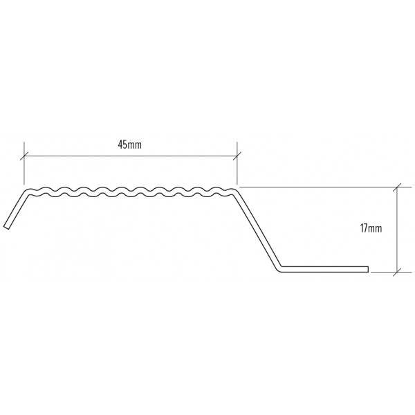 SPEEDLINE RB565 0.5mm Resilient Bar Joist 17mm x 77mm x 3000mm (250)