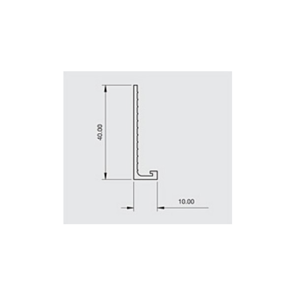 Renderplas RS10 Render Stop Bead PVCu 10mm x 2.5m White